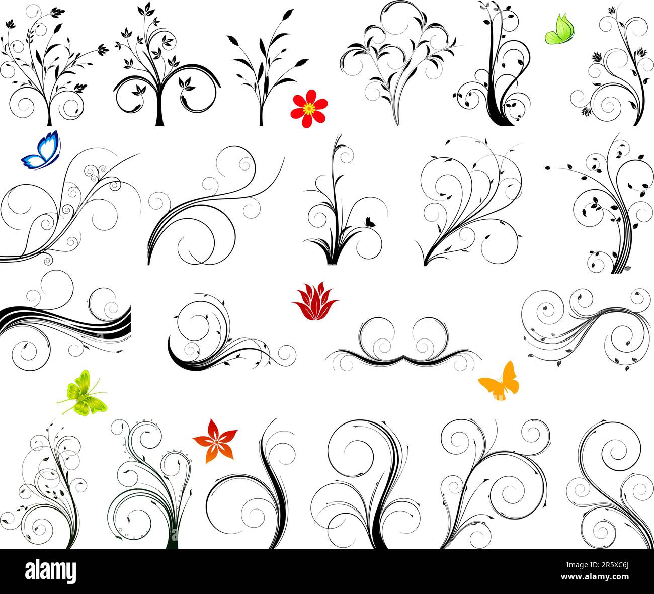 Floral vector design Stock Vector Image & Art - Alamy