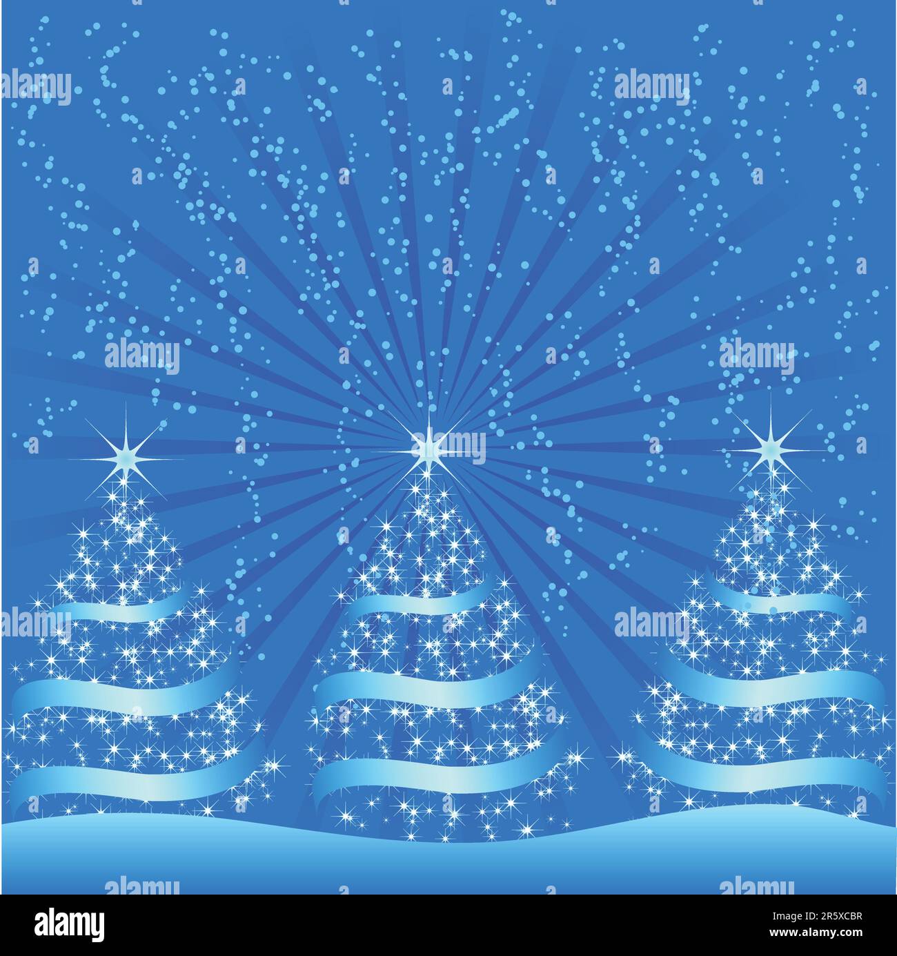 Festive christmas trees holiday Stock Vector Images - Alamy