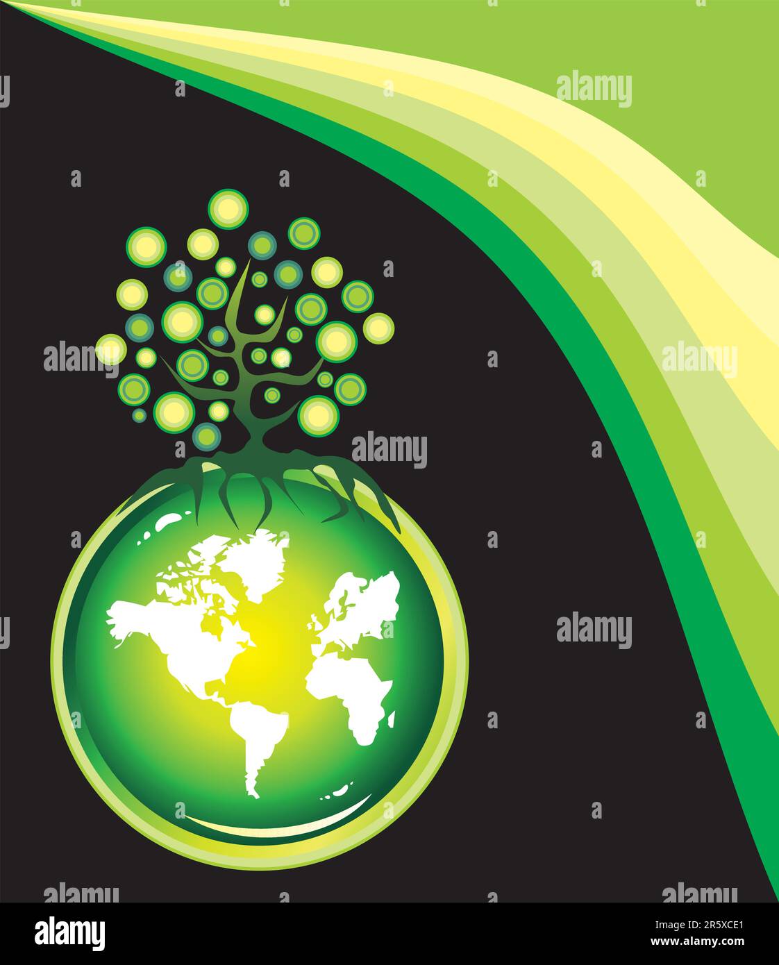 Environment Saving and Nature Card background Stock Vector Image & Art ...