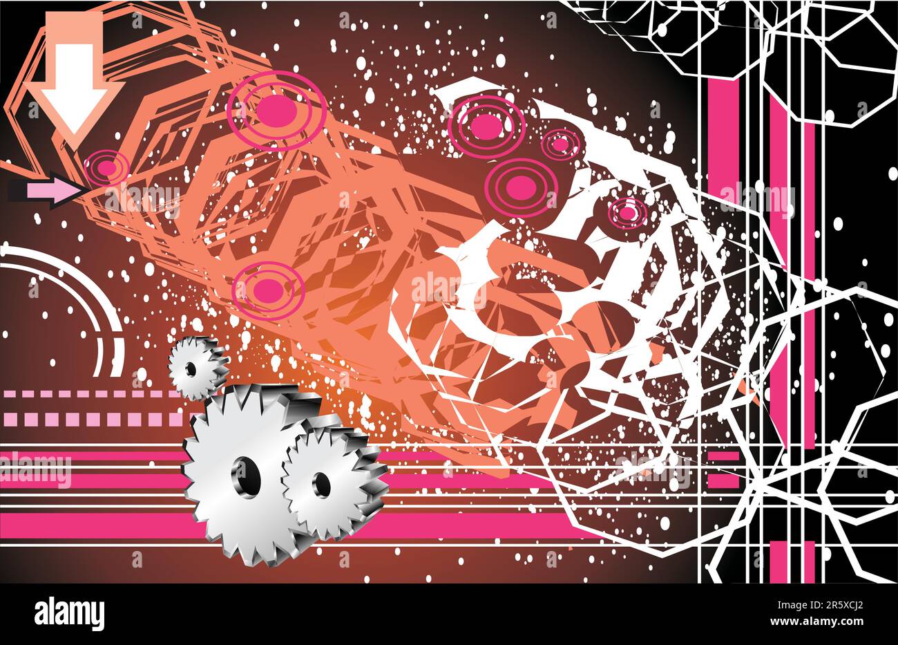 FAntasy art hi tech background Stock Vector Image & Art - Alamy