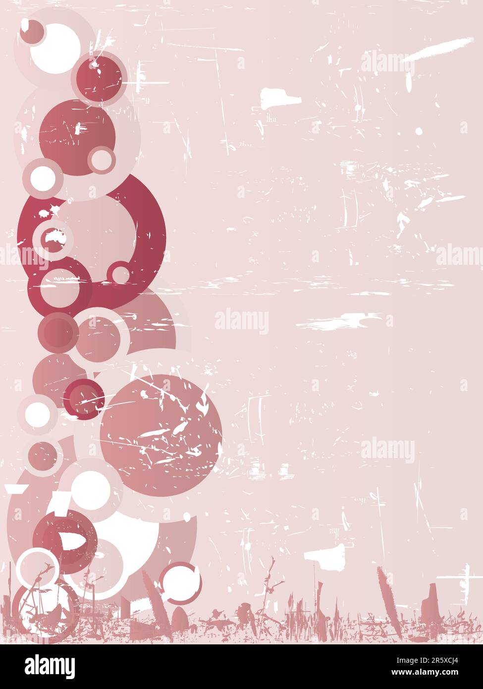 Retro background with grunge. layered and grouped for easy editing ...