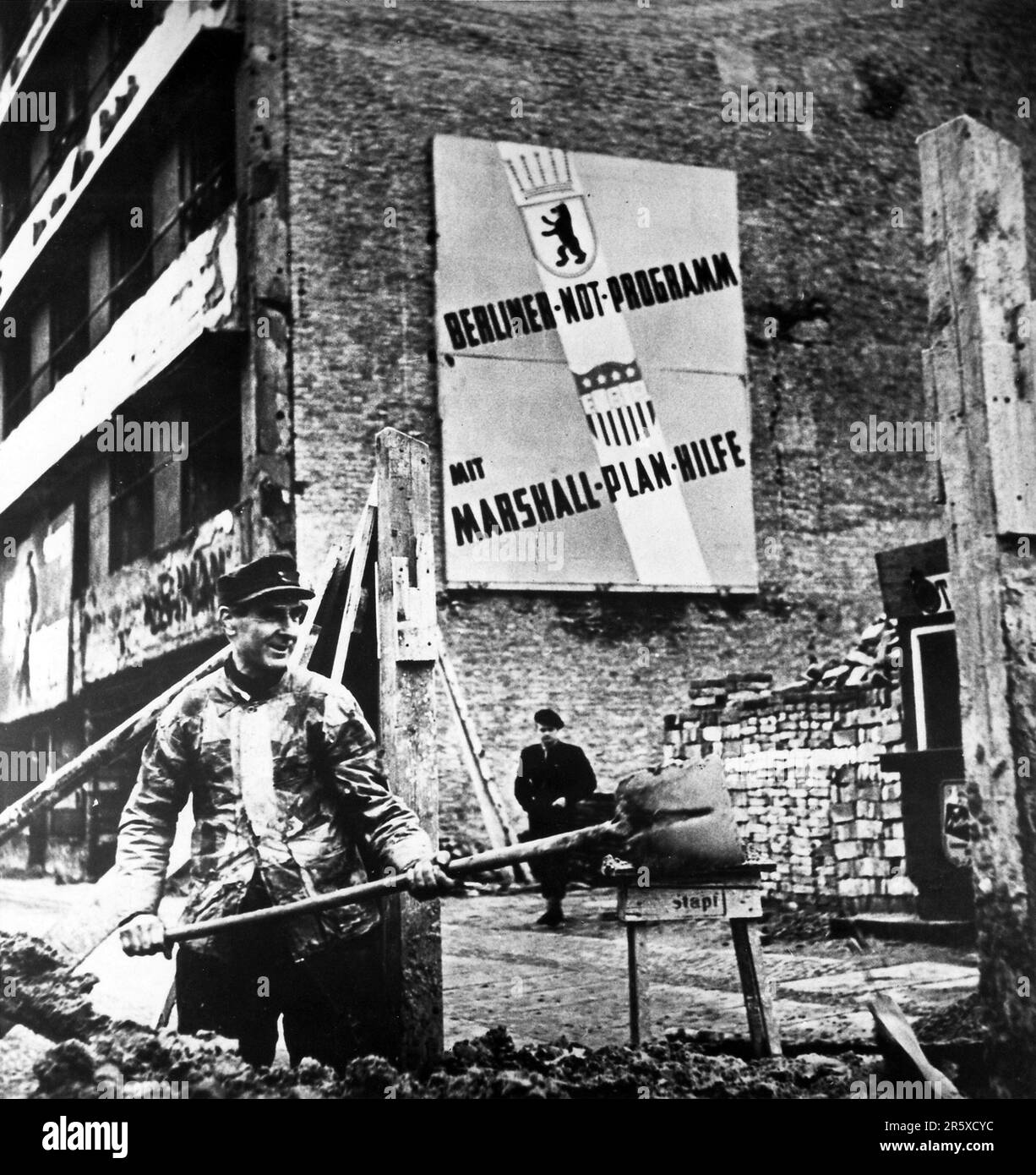 A poster promoting the European Recovery Program (more commonly known ...