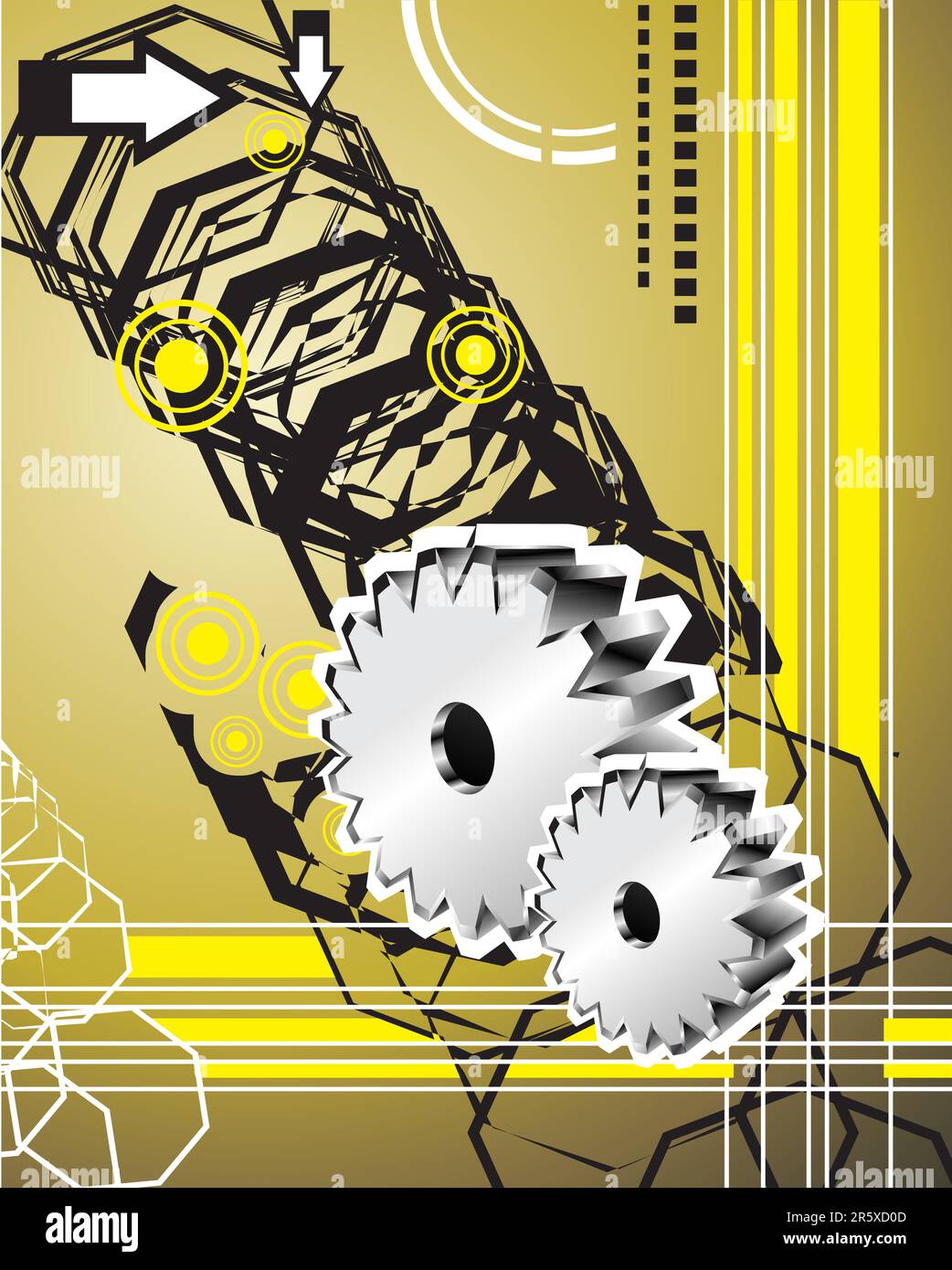 Fantasy art hi tech background Stock Vector Image & Art - Alamy