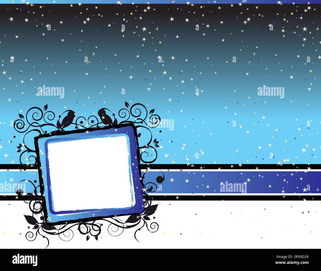 Starry night abstract frame hi-res stock photography and images - Alamy