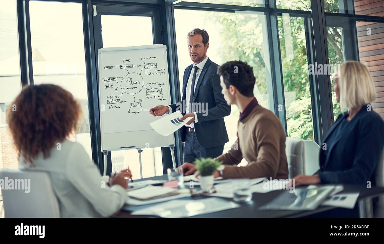 With just a little more effort, well meet our objectives. a businessman ...