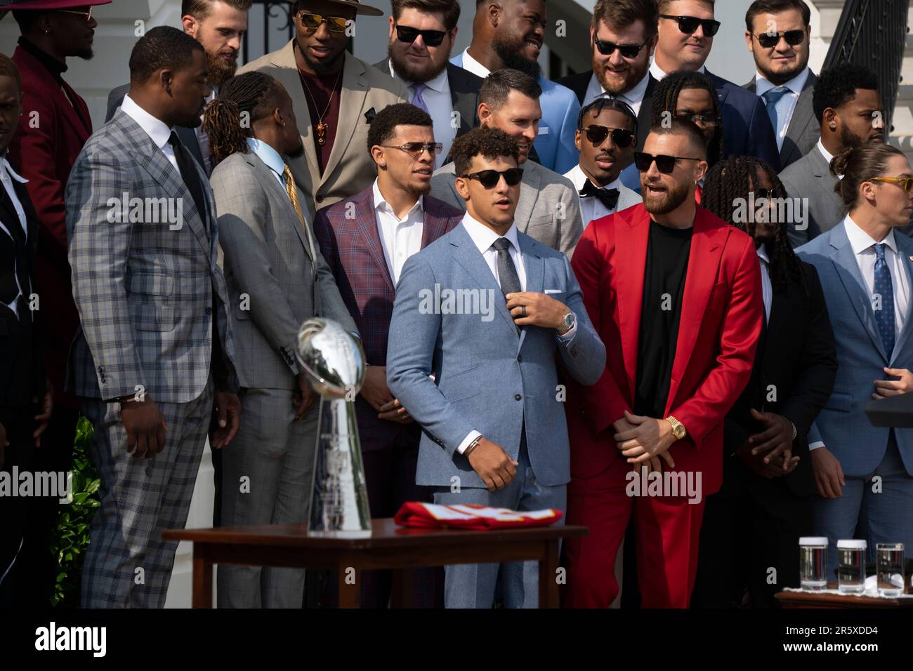 Washington DC, USA. 05th June, 2023. Members of the Kansas City Chiefs ...