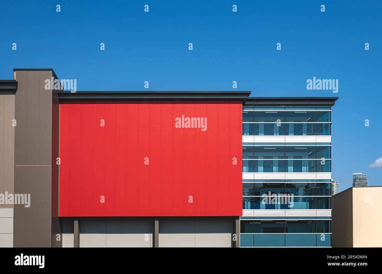 Commerce and Industry new modern building. Industry state. Architecture ...