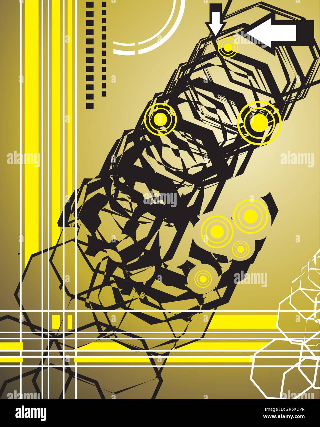 FAntasy art hi tech background Stock Vector Image & Art - Alamy