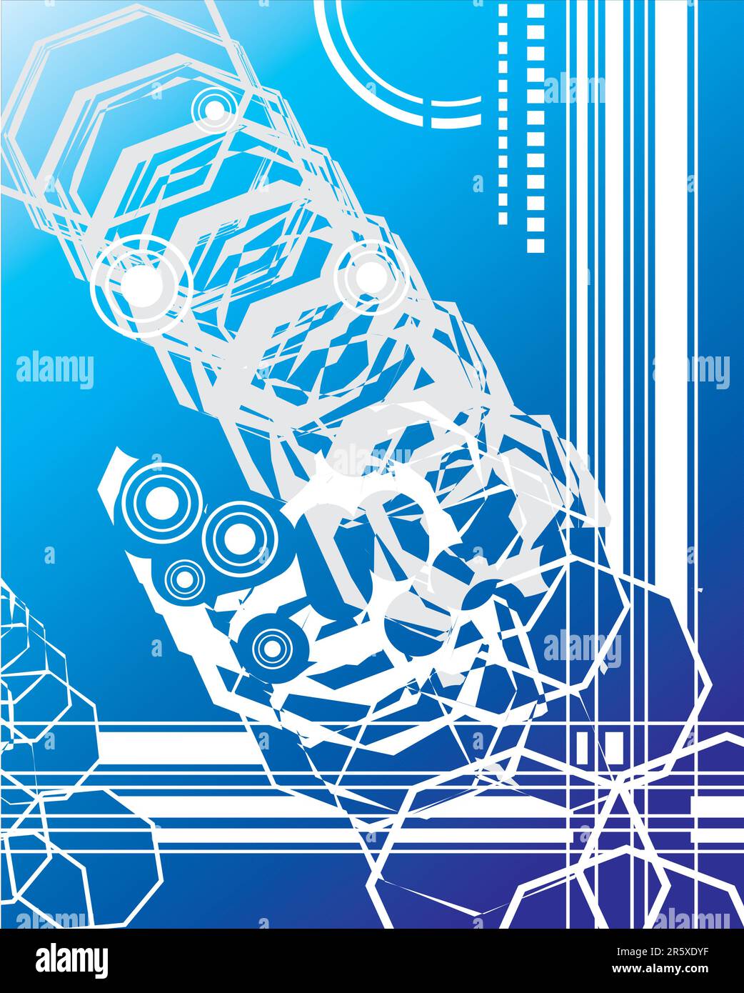 FAntasy art hi tech background Stock Vector Image & Art - Alamy