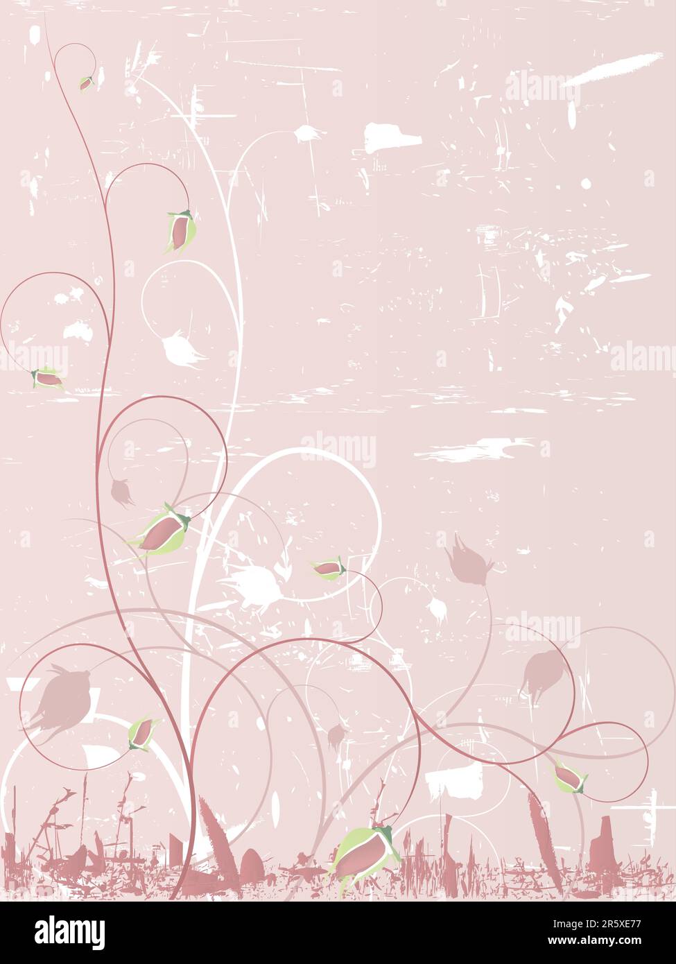 Floral background. More backgrounds in my portfolio Stock Vector Image ...