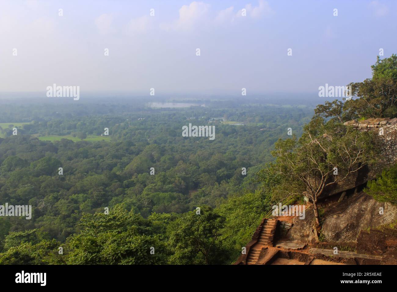 Sigiriya is an ancient mountain fortress destroyed the remnants of the ...