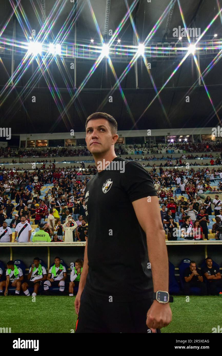 Rio de Janeiro, Brazil. 05th June, 2023. Vasco da Gama manager Mauricio ...