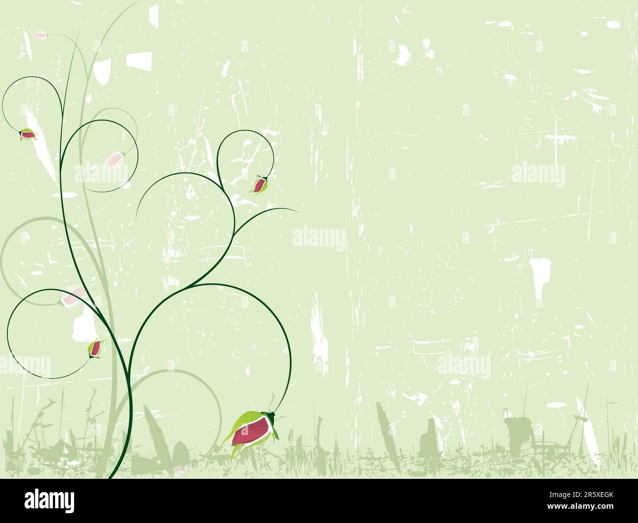 Floral background. More backgrounds in my portfolio Stock Vector Image ...