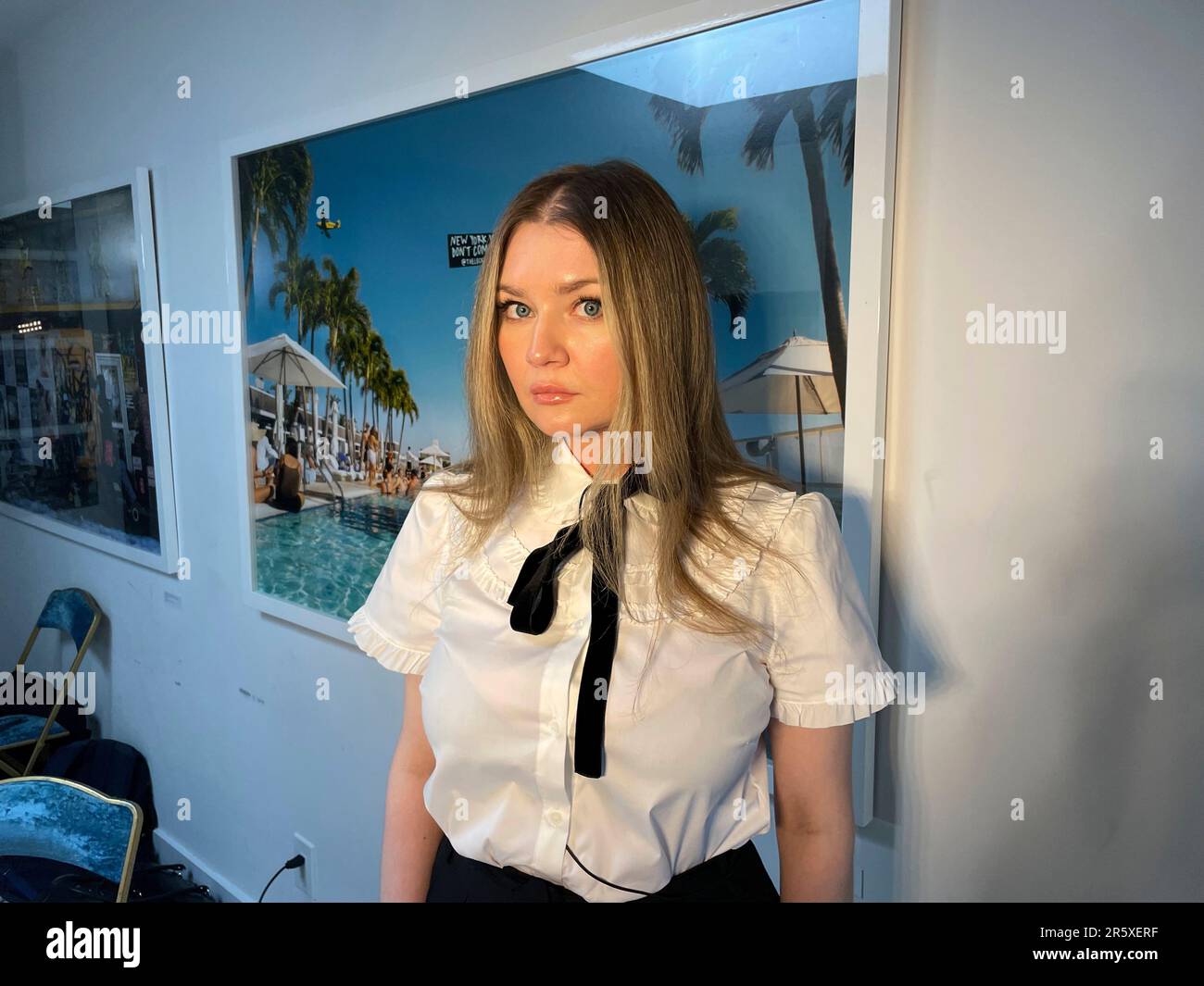 Anna Delvey, also known as Anna Sorokin, poses at her apartment in New ...