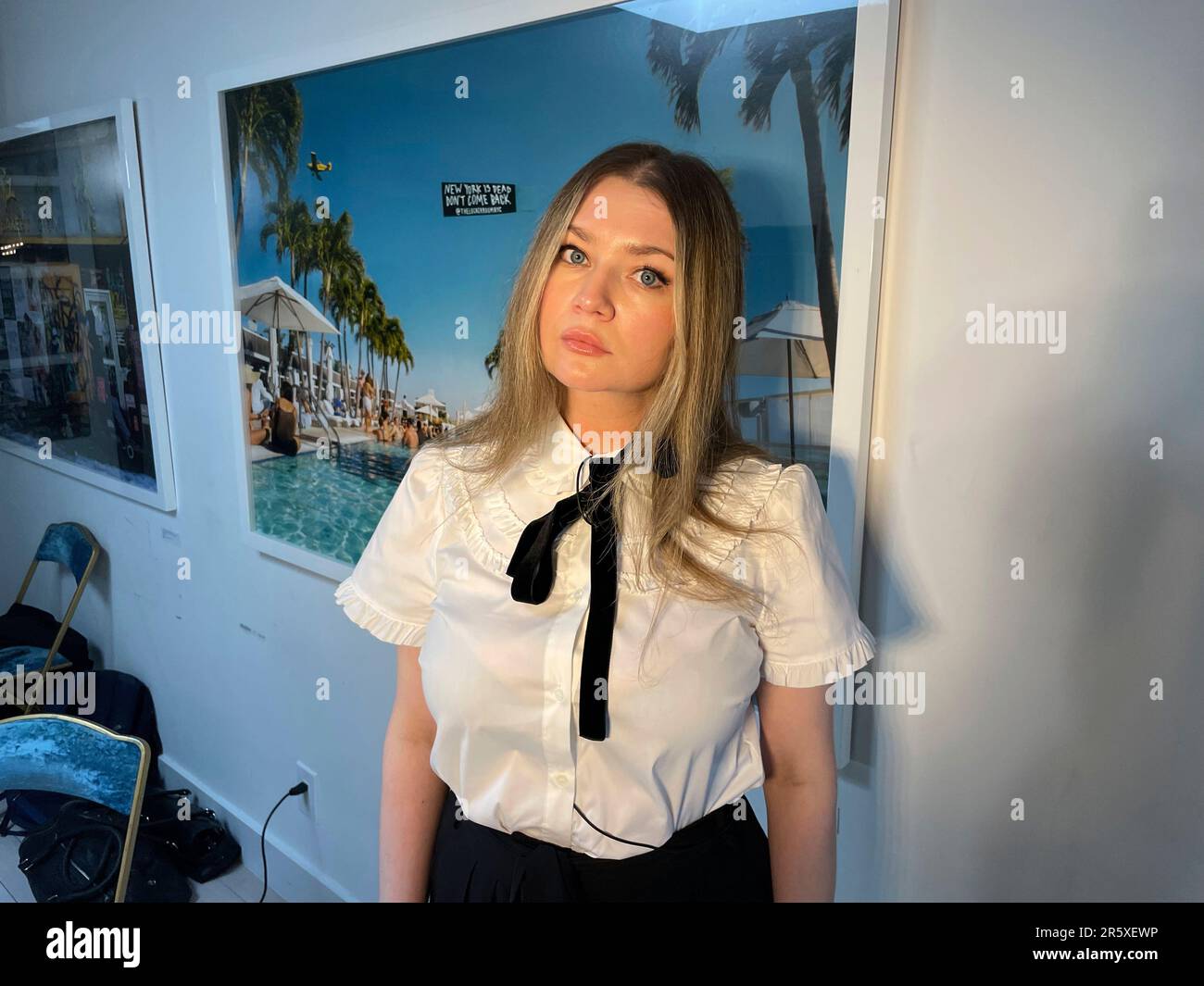 Anna Delvey, also known as Anna Sorokin, poses at her apartment in New ...