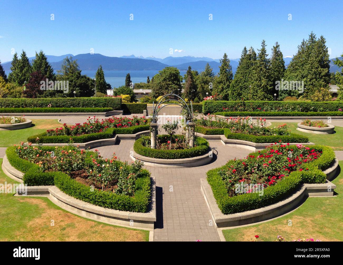The Rose Garden UBC Vancouver Canada Stock Photo - Alamy