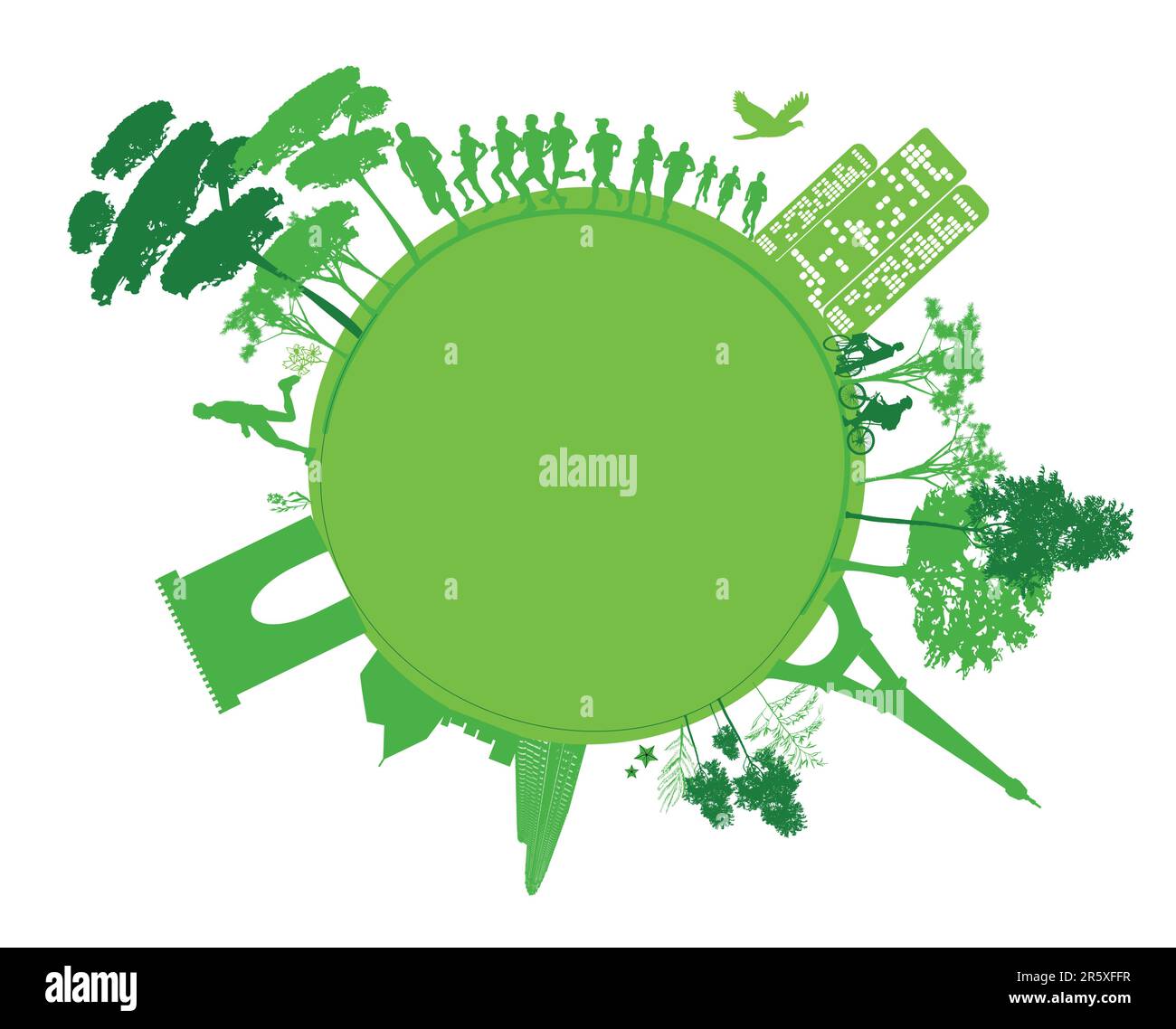 marathon men are running for the earth Stock Vector Image & Art - Alamy