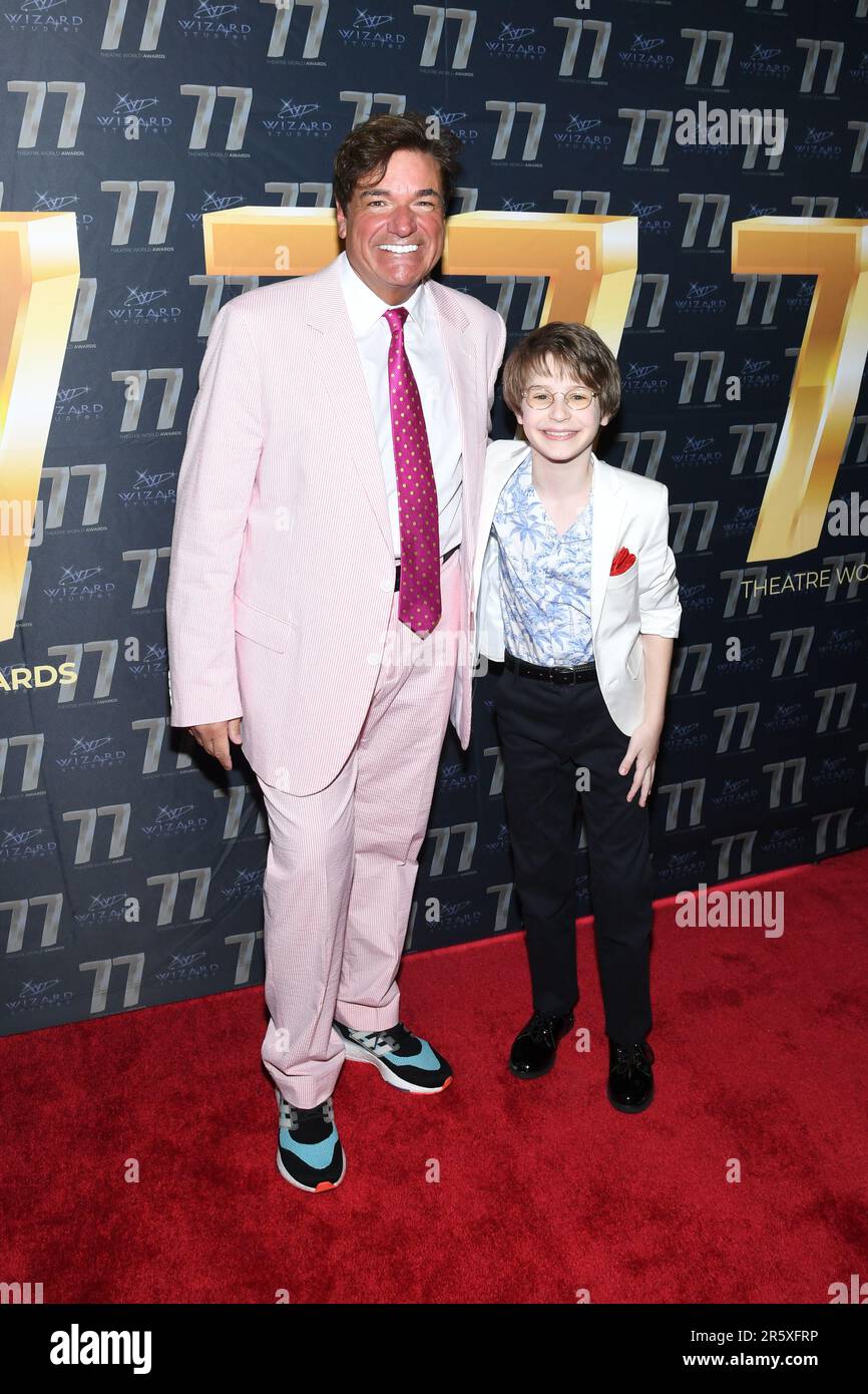 New York, USA. 04th June, 2023. Dale Badway and Benjamin Pajak walking ...