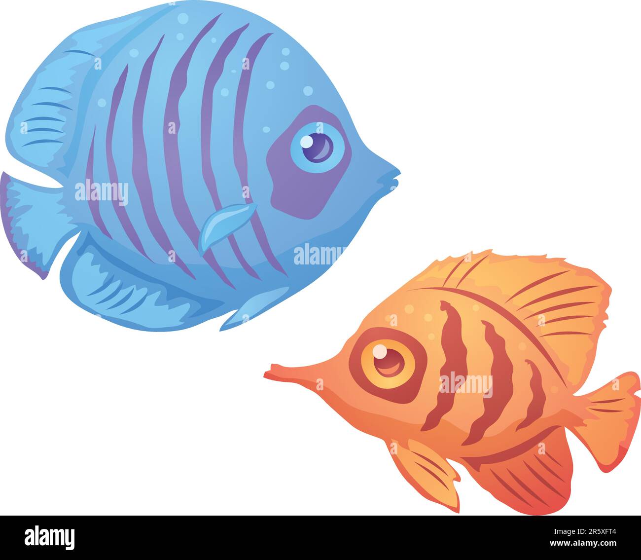 Vector illustration of vibrant tropical fish Stock Vector Image & Art ...