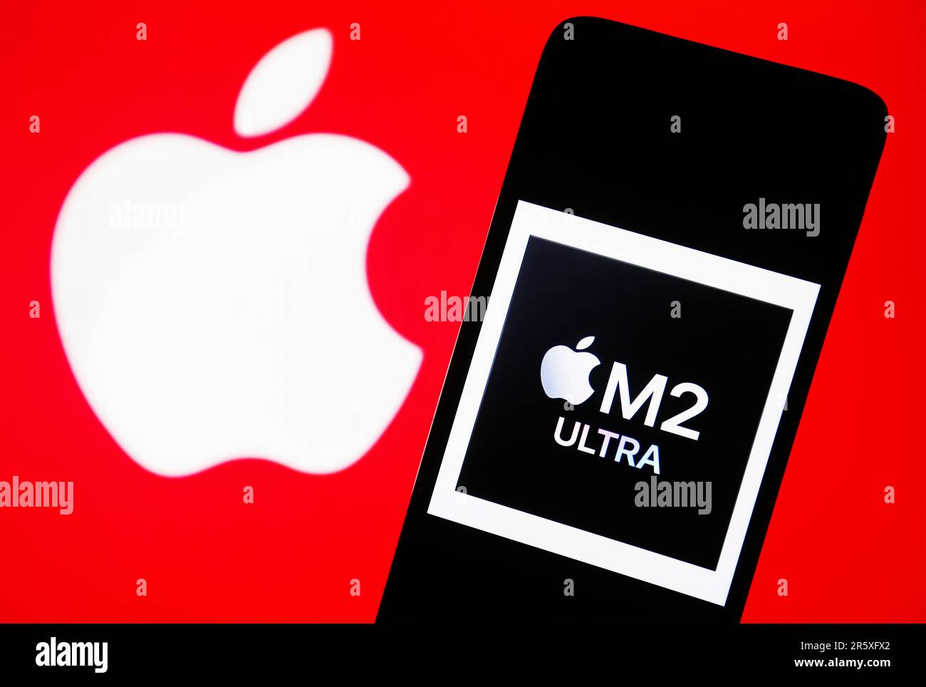 Ukraine. 05th June, 2023. In this photo illustration, Apple M2 Ultra ...