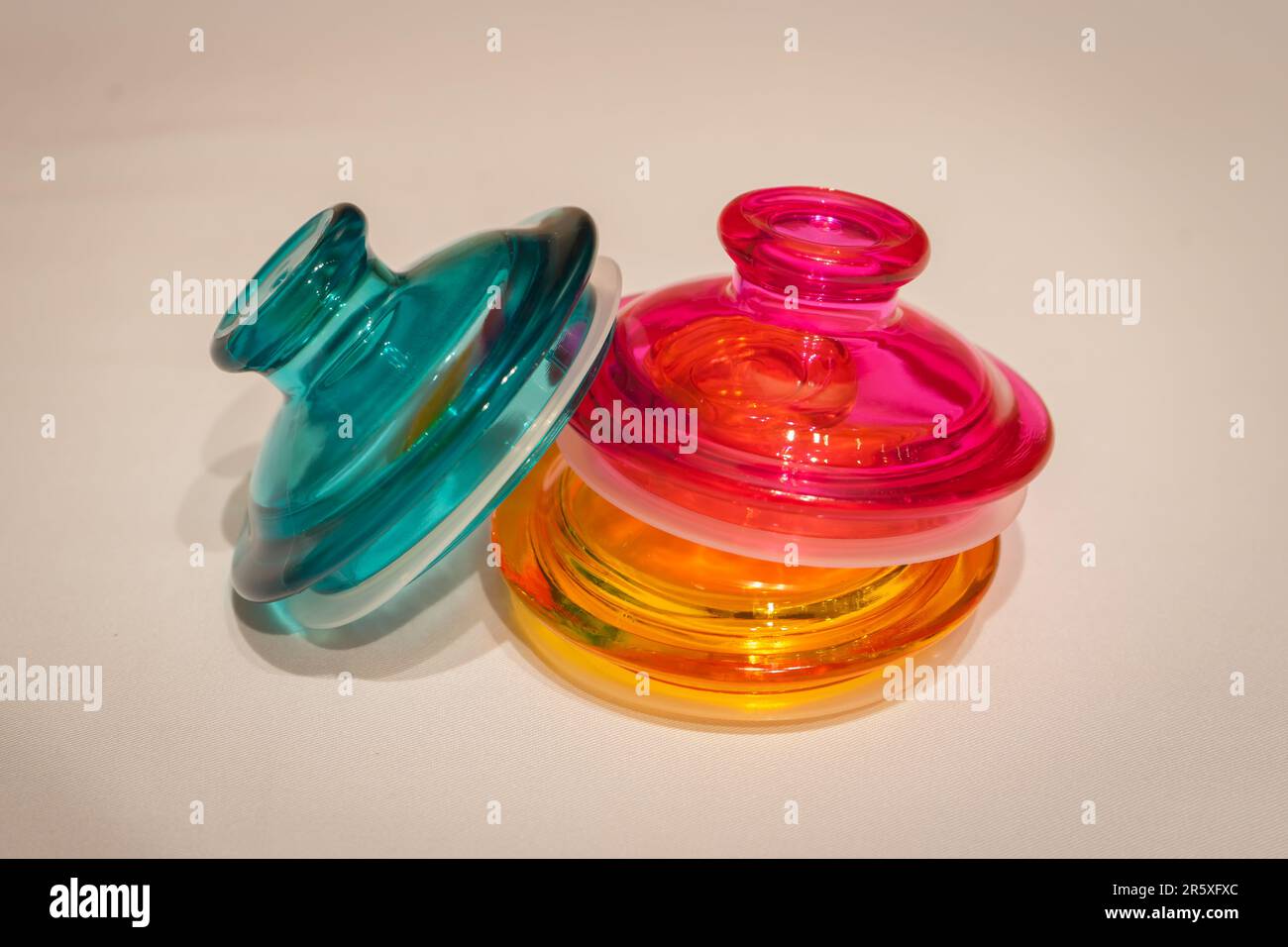 Colorful Glass Jars with Lids are perfect for storing and organizing a ...