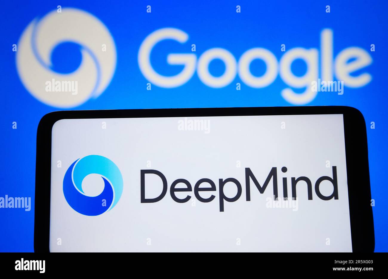 Ukraine. 06th June, 2023. In this photo illustration, Google DeepMind ...