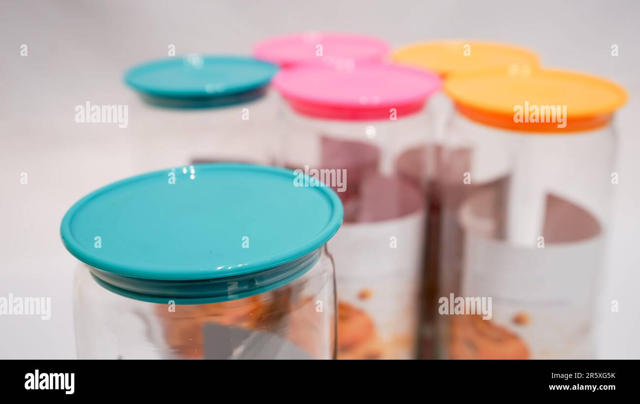 Colorful Lid Jars are the perfect storage solution for those who want ...