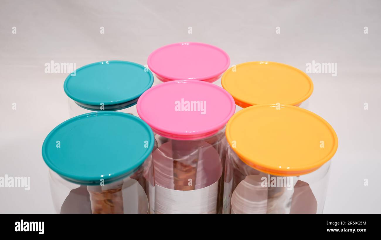 Colorful Lid Jars are the perfect storage solution for those who want ...