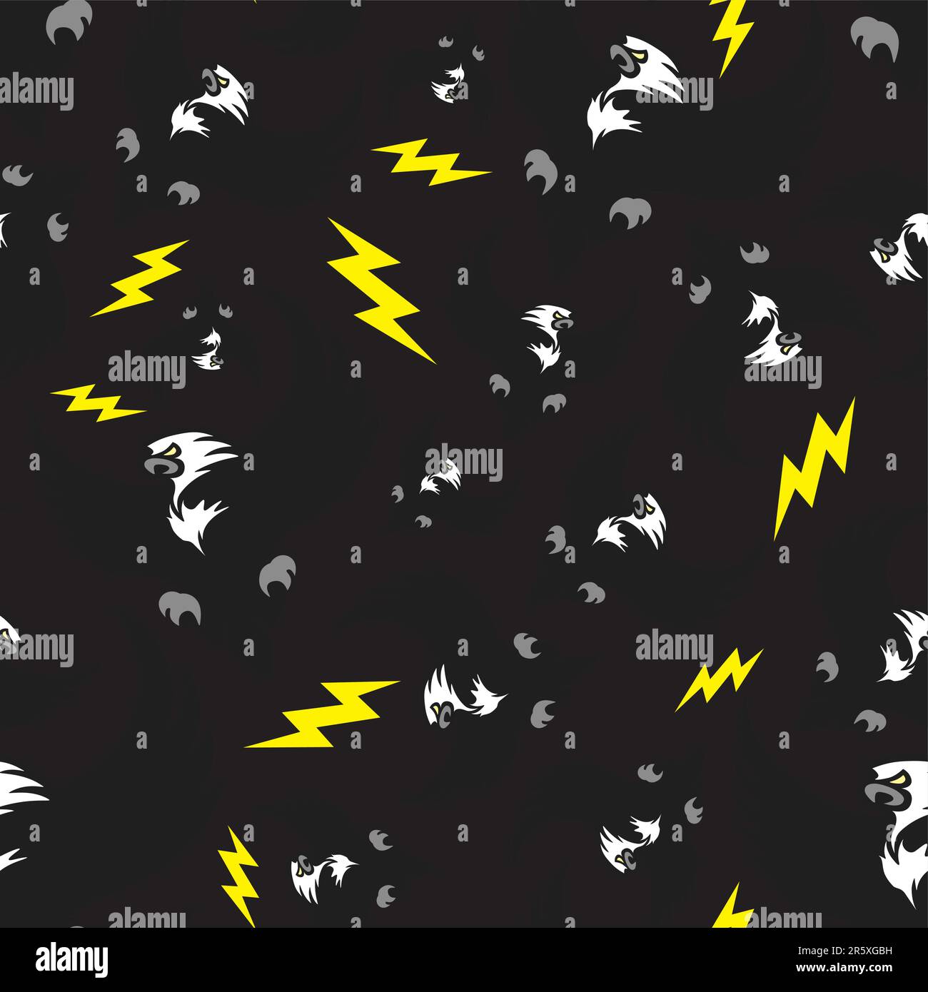 Cool bird vector seamless pattern hi-res stock photography and images ...