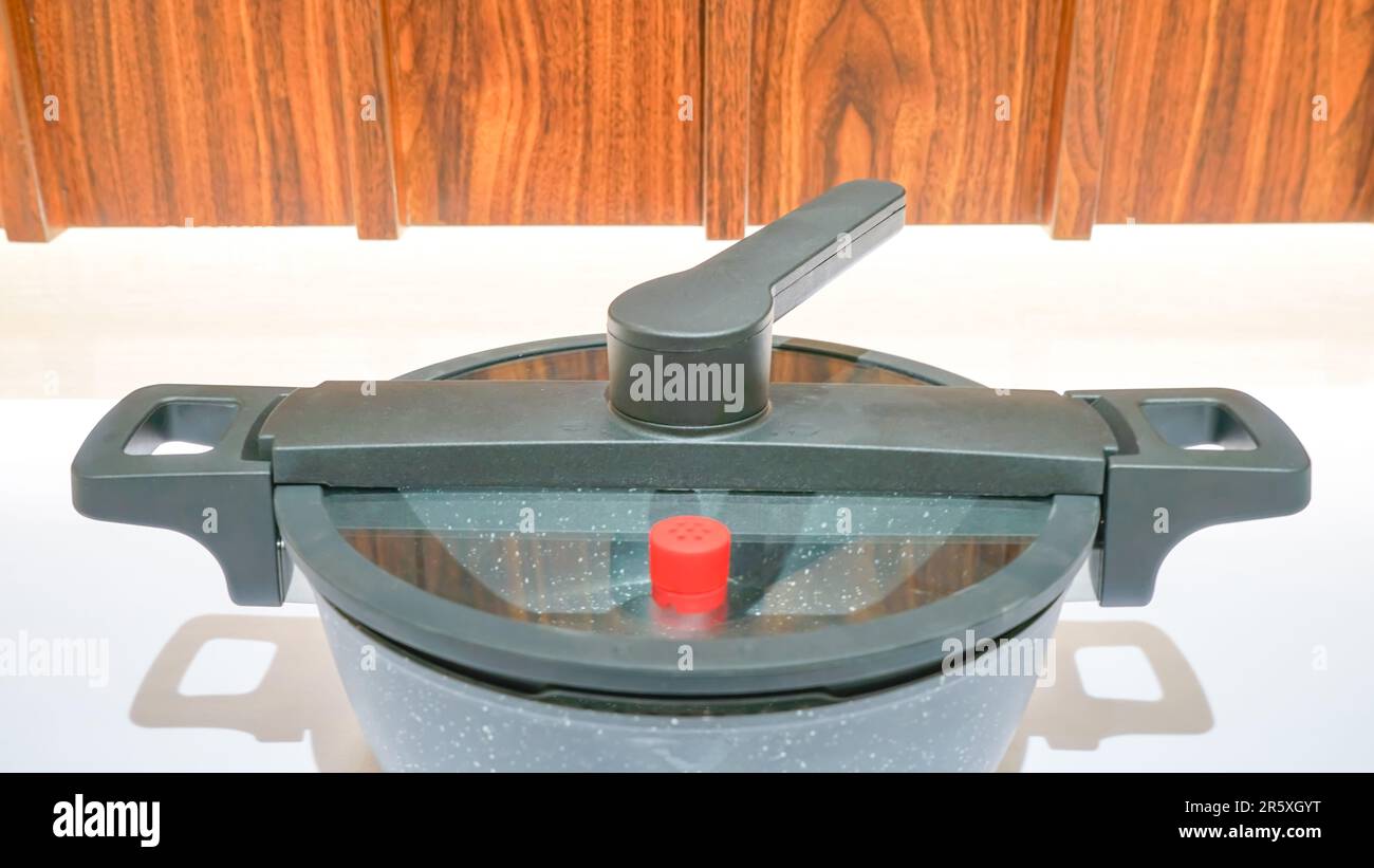 The Gray Granite Non-Stick Cooking Pot is a durable and efficient ...