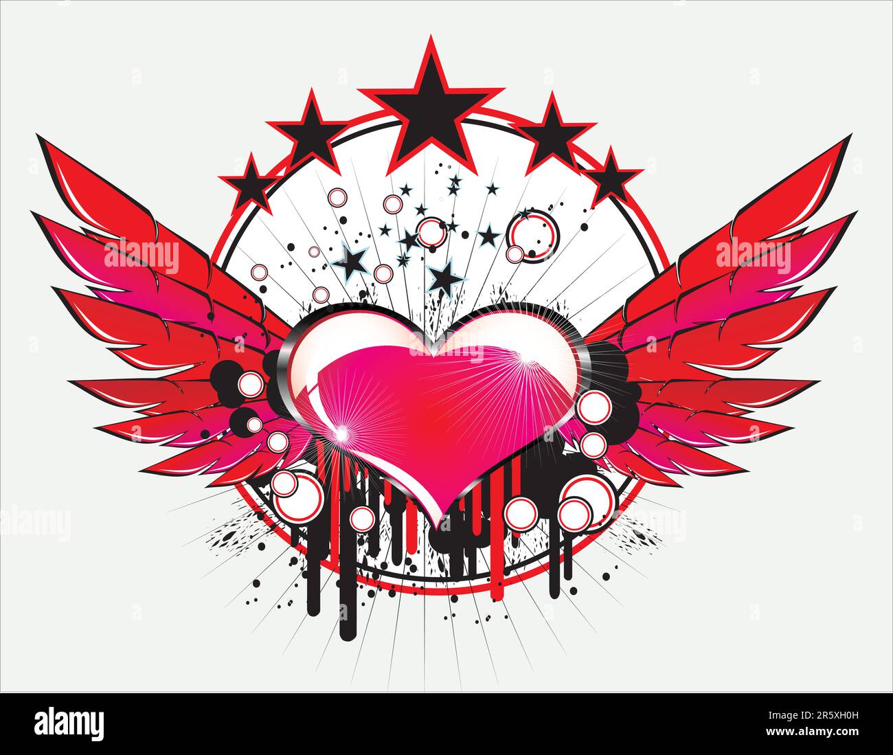 Abstract Love and Music Background Stock Vector Image & Art - Alamy