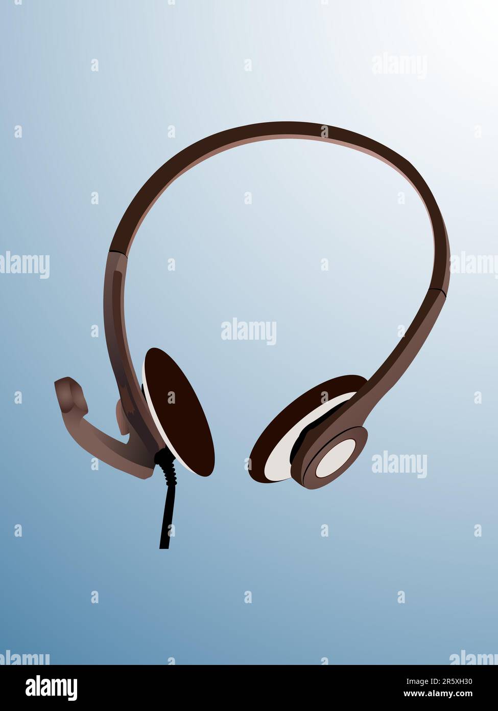 Headphone artwork Stock Vector Images - Alamy