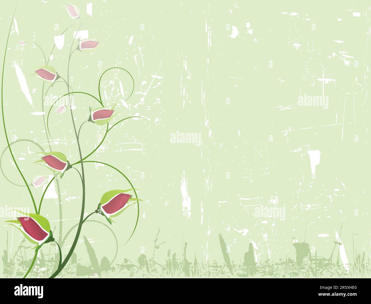 Floral background. More backgrounds in my portfolio Stock Vector Image ...