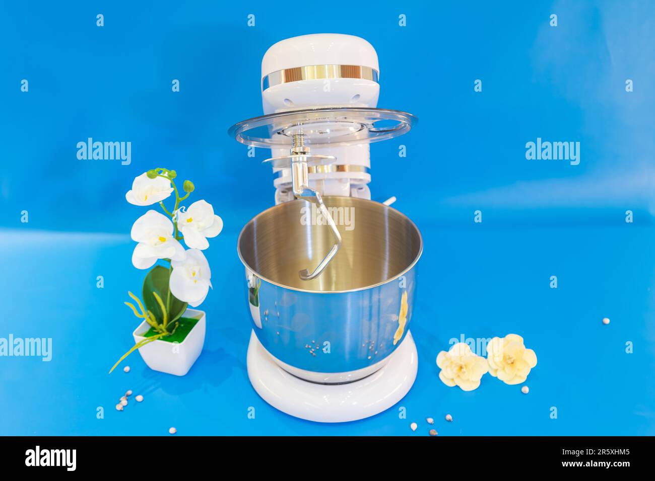 The Blue Accented White Cake Mixer is a perfect companion for all your ...