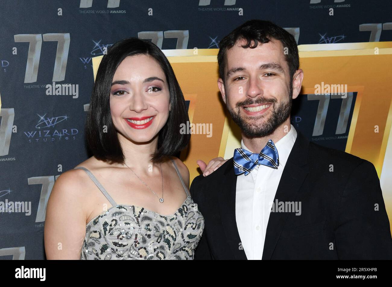 New York, USA. 04th June, 2023. Julie Benko and Jason Yeager walking ...