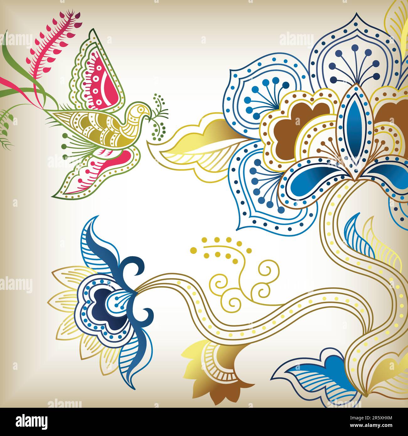 Bird in style Stock Vector Images - Alamy