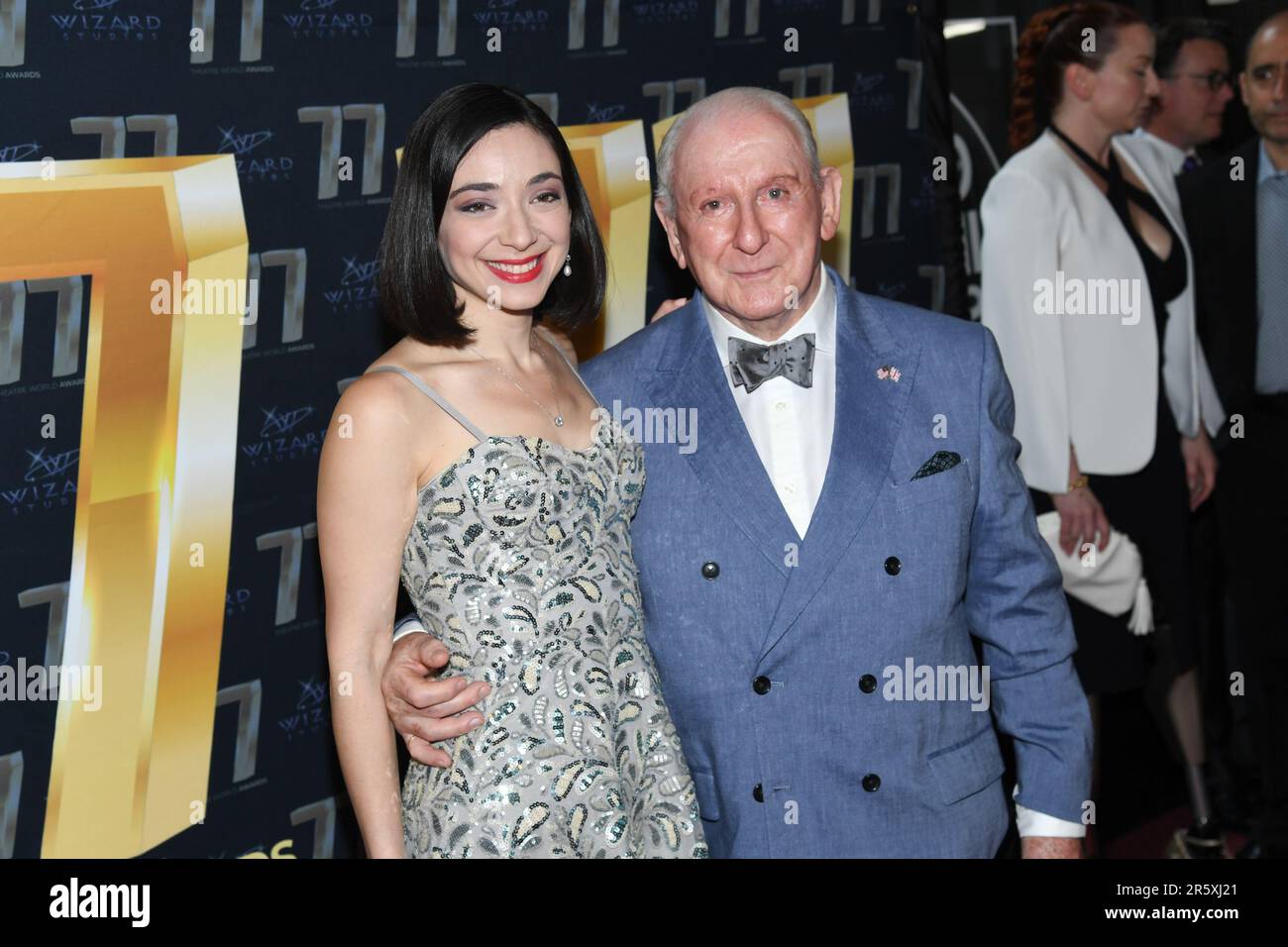 New York, USA. 04th June, 2023. Julie Benko and Lionel Larner walking ...