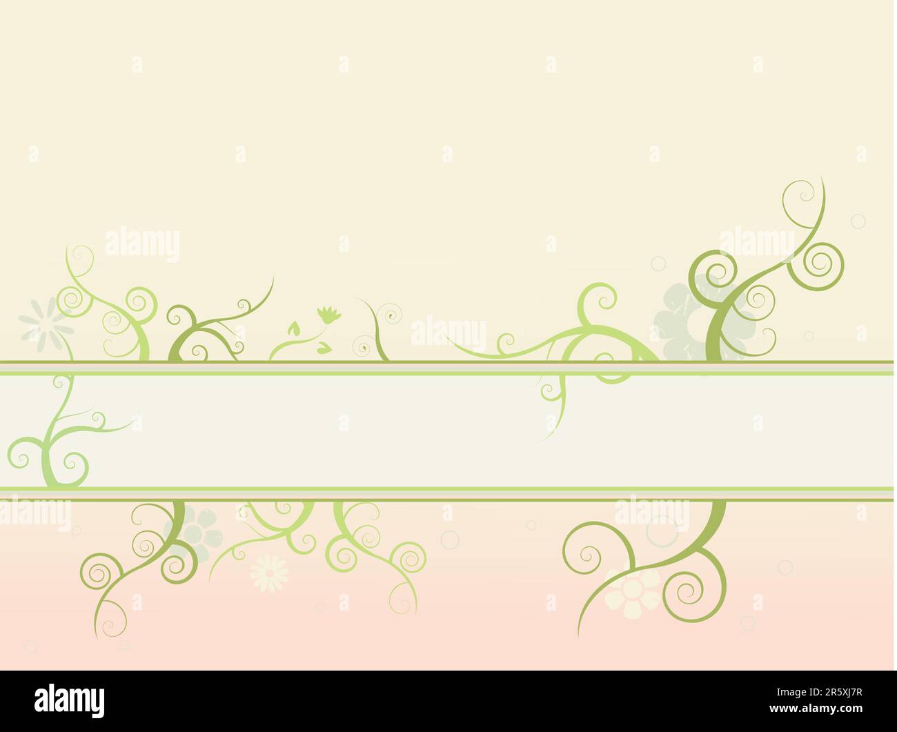 Floral banner background. More backgrounds in my portfolio Stock Vector ...