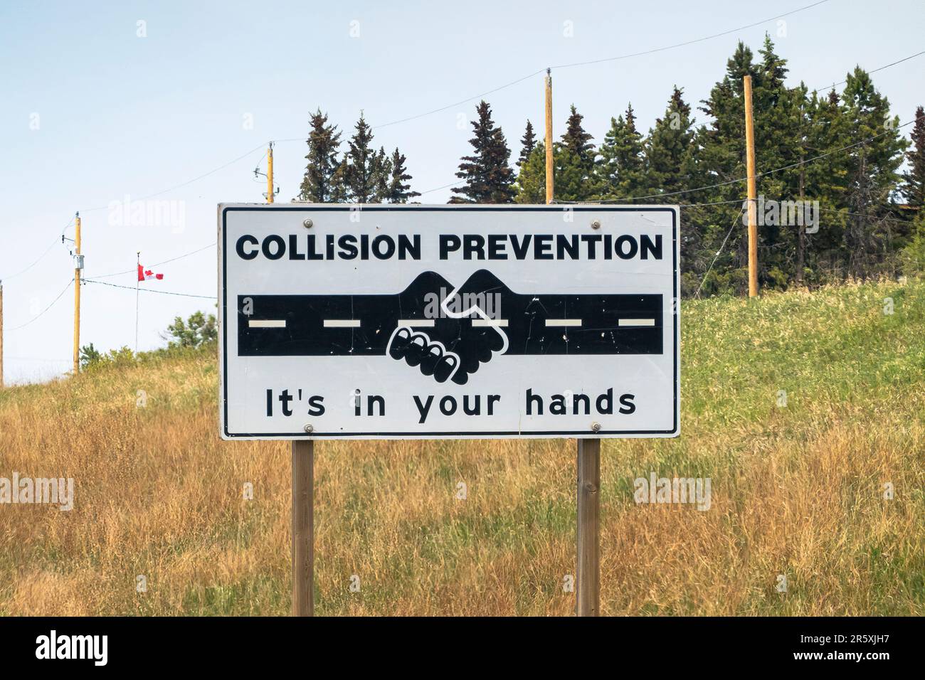 Cochrane, Alberta, Canada. Jun 4, 2023. A route sign that has the text ...