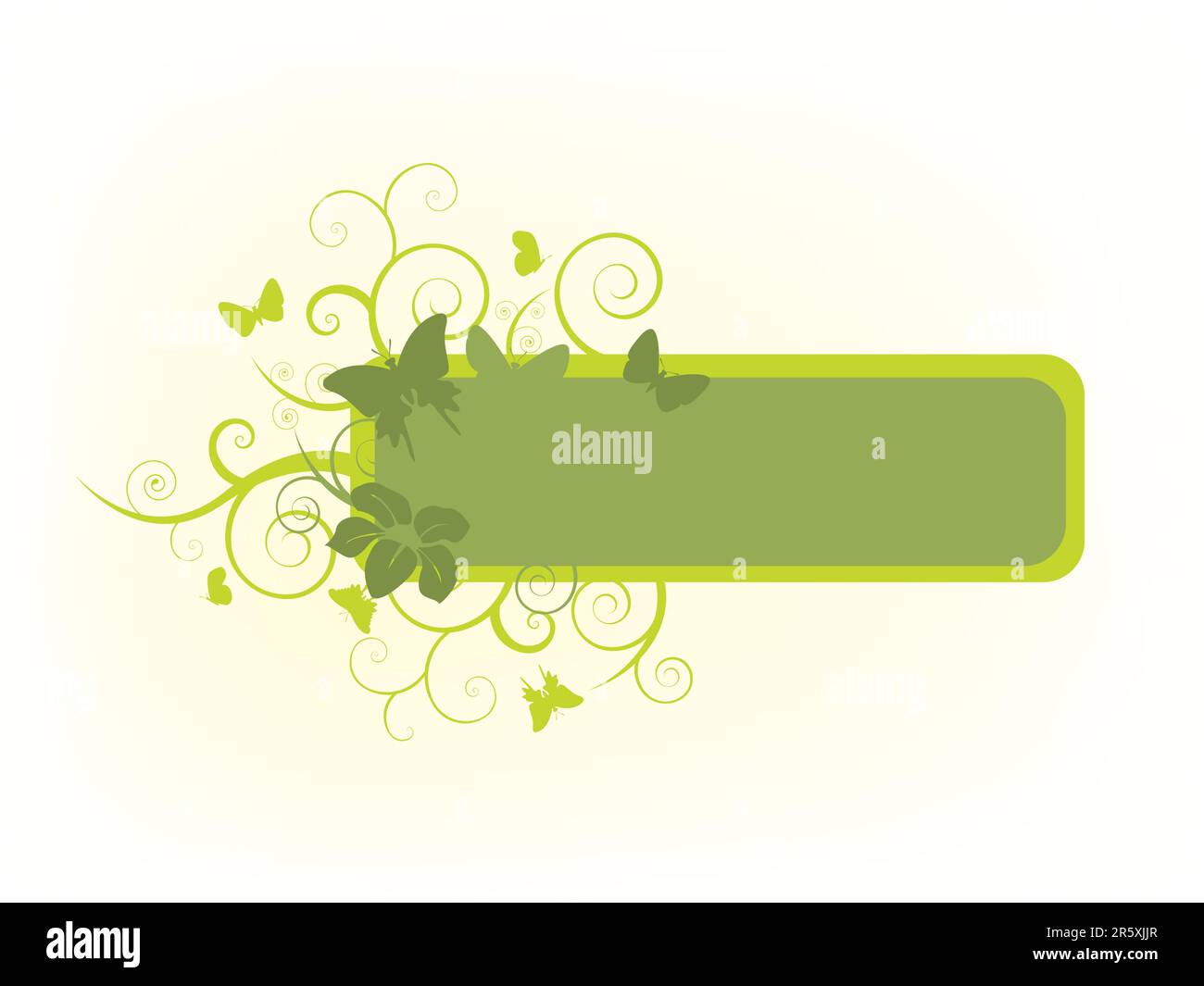 Floral banner background. More backgrounds in my portfolio Stock Vector ...