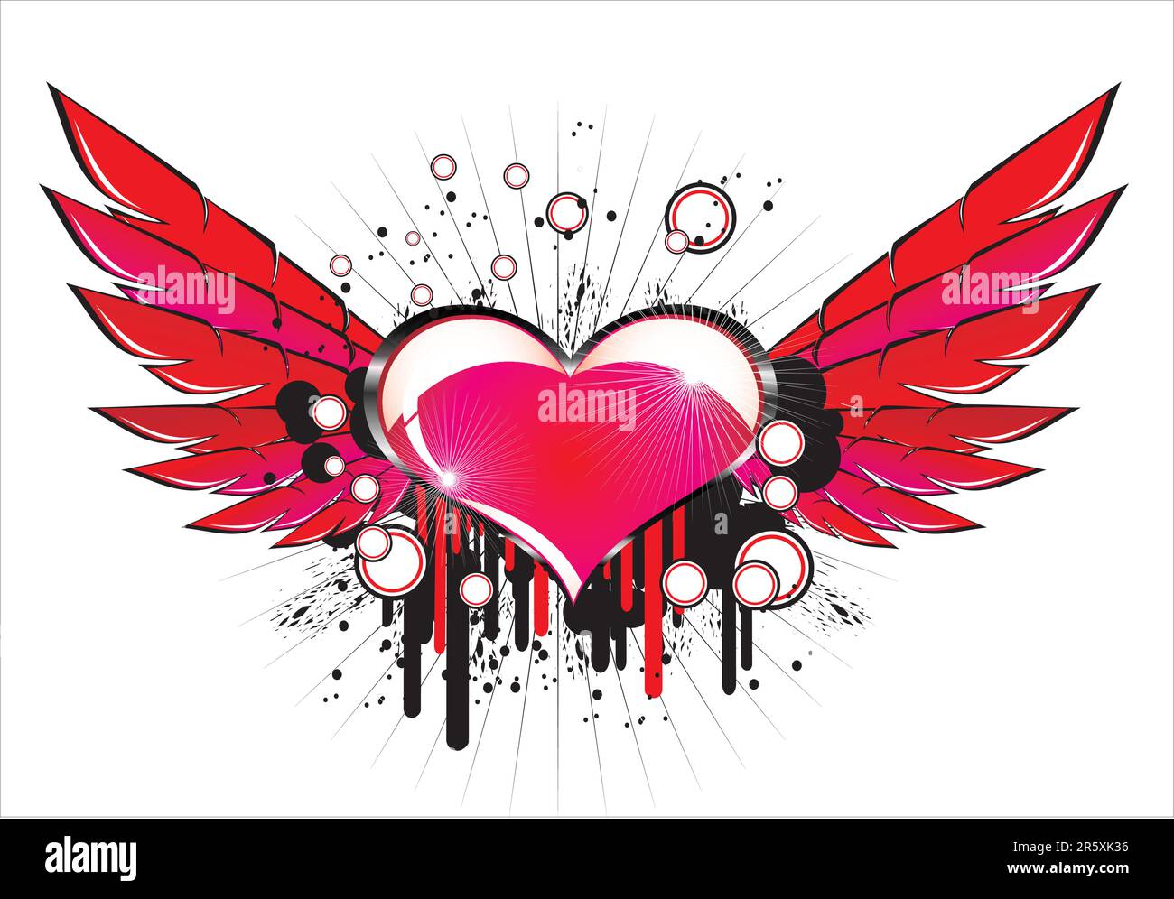 Abstract Love and Music Background Stock Vector Image & Art - Alamy