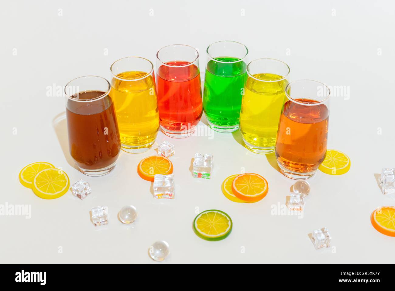 Colorful Syrup Glasses are a fun and unique way to enjoy your favorite ...