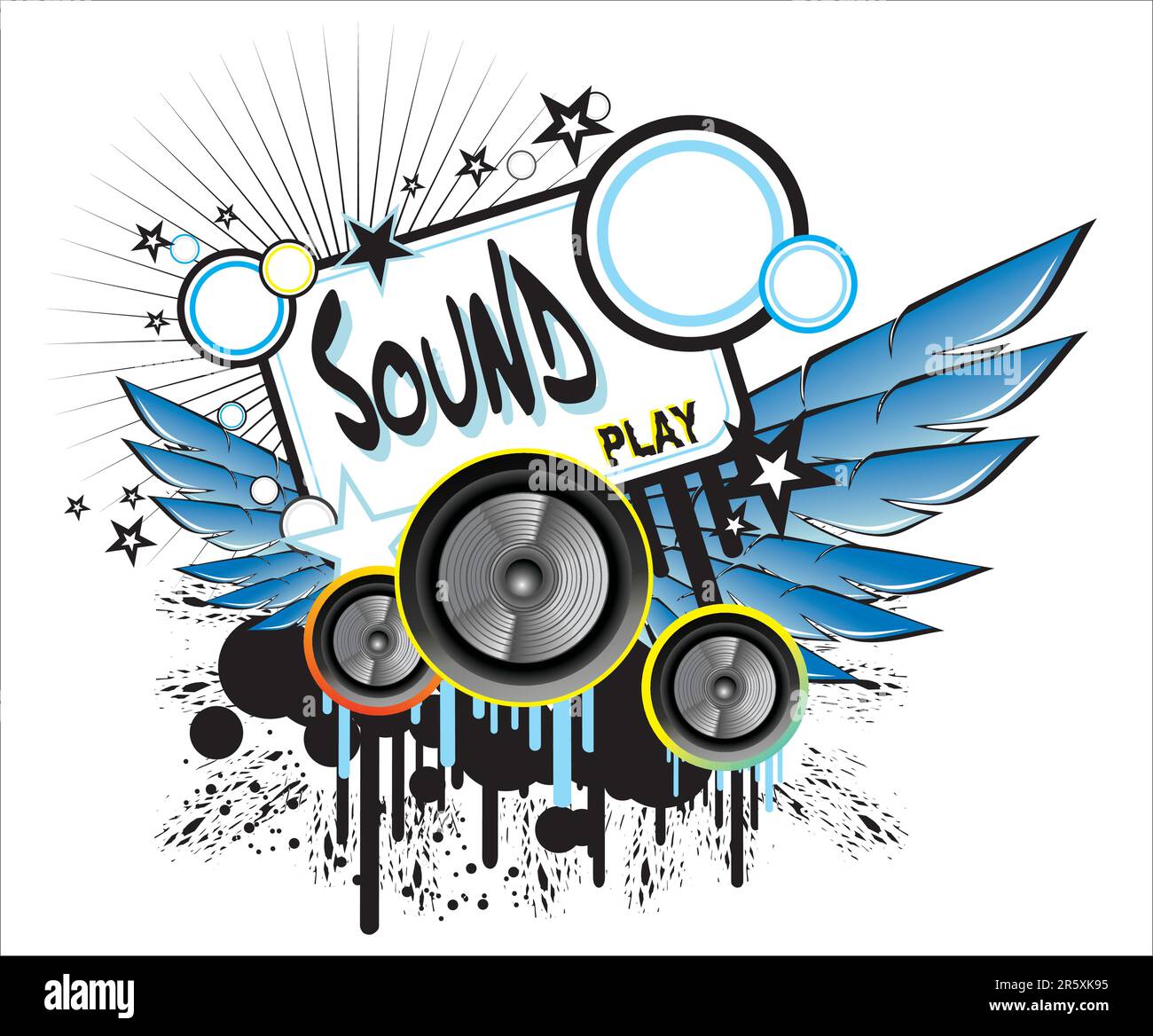 Colorful disco fantasy frame background Stock Vector Image & Art - Alamy