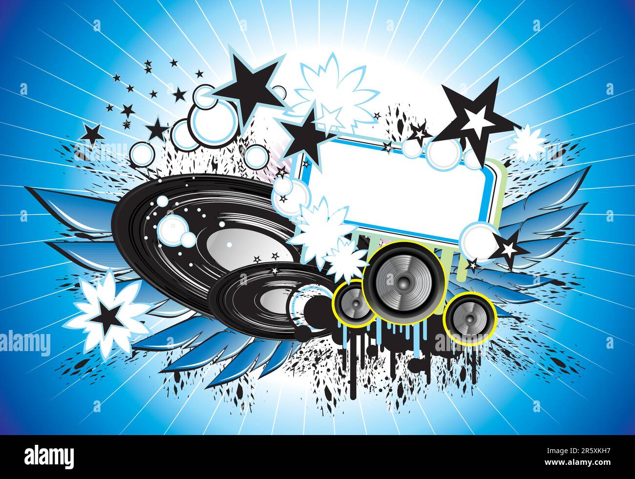 Colorful disco fantasy frame background Stock Vector Image & Art - Alamy