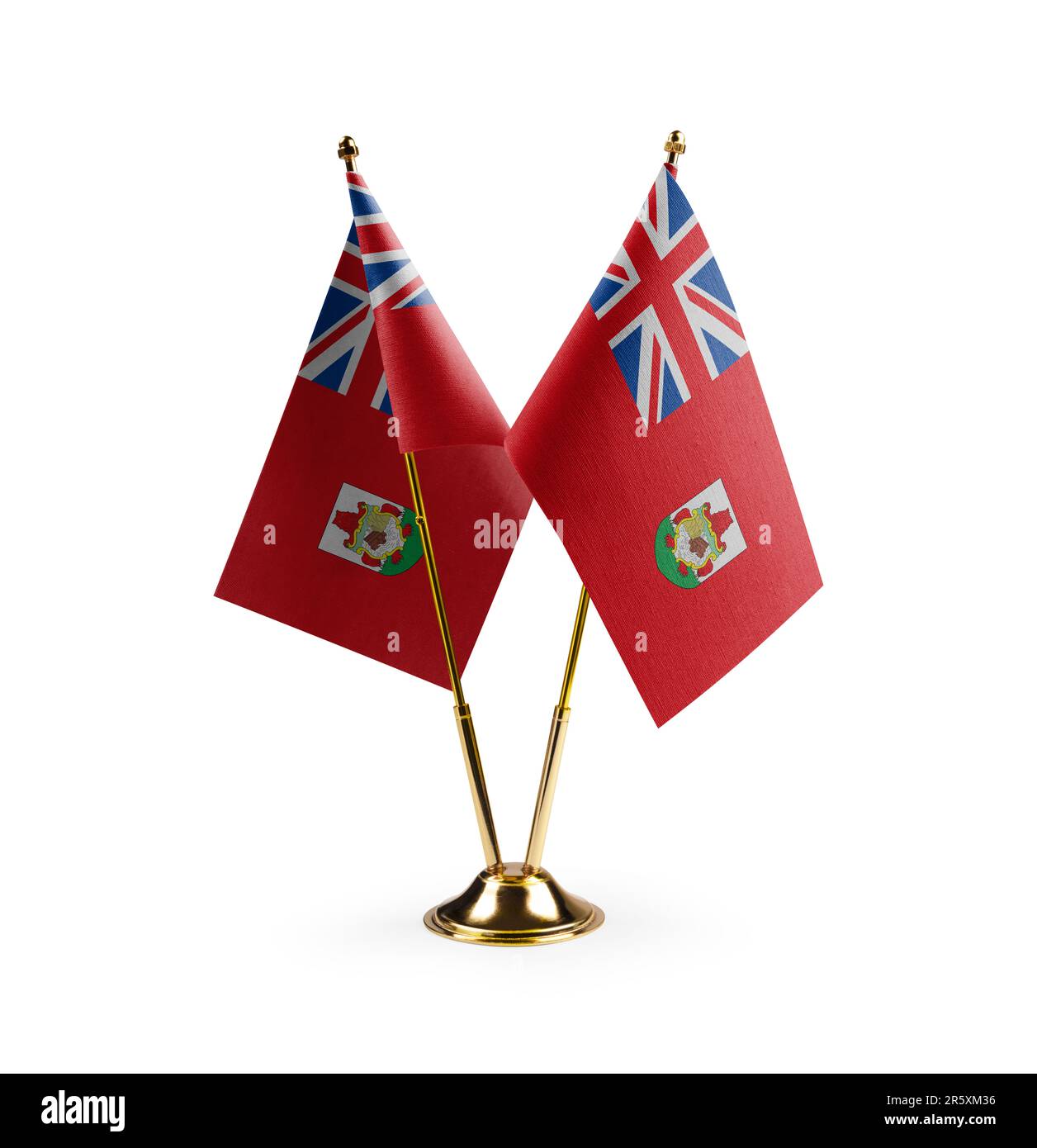 Small national flags of the Bermuda on a white background Stock Photo ...