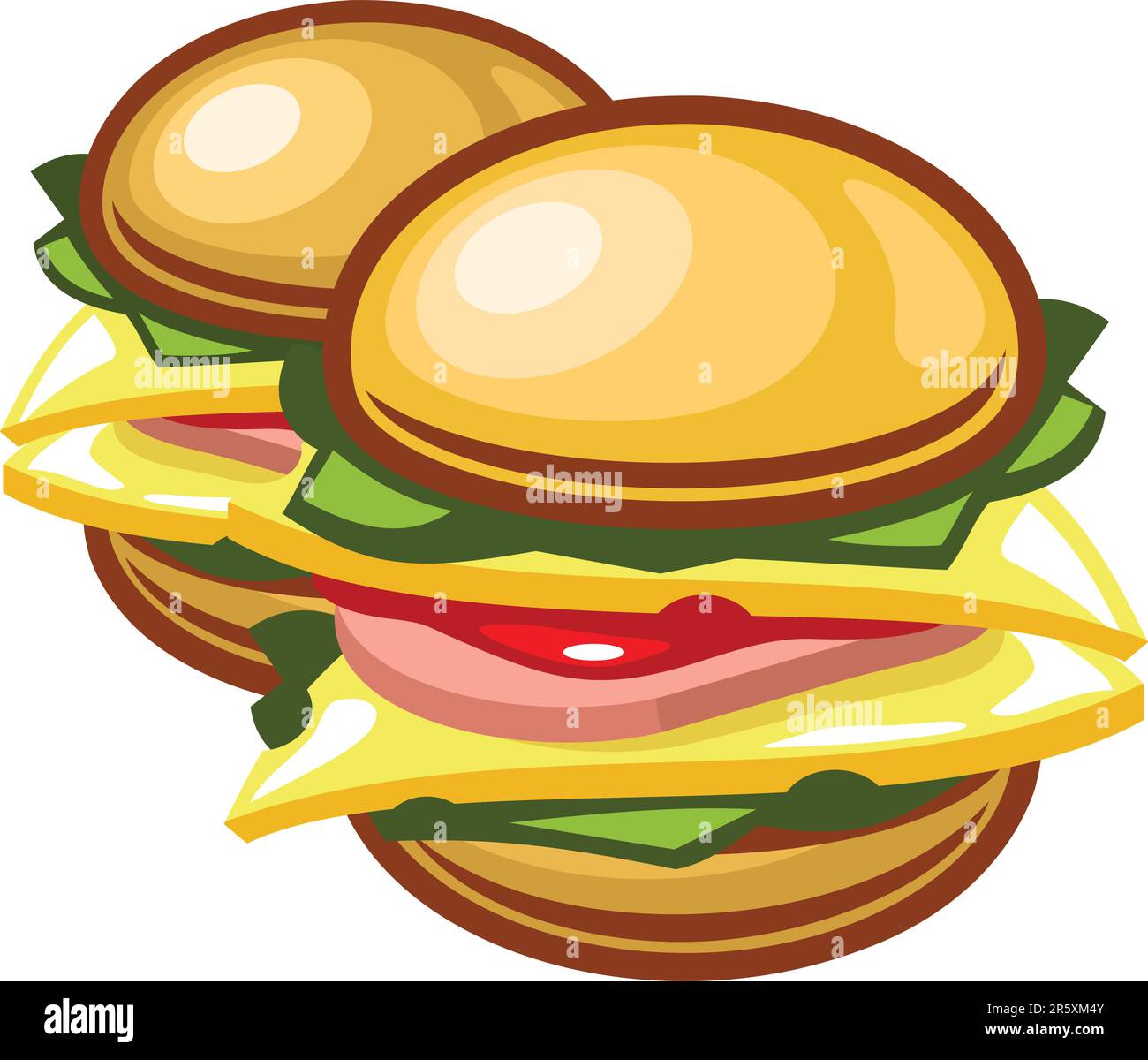 A vector burger Stock Vector Image & Art - Alamy