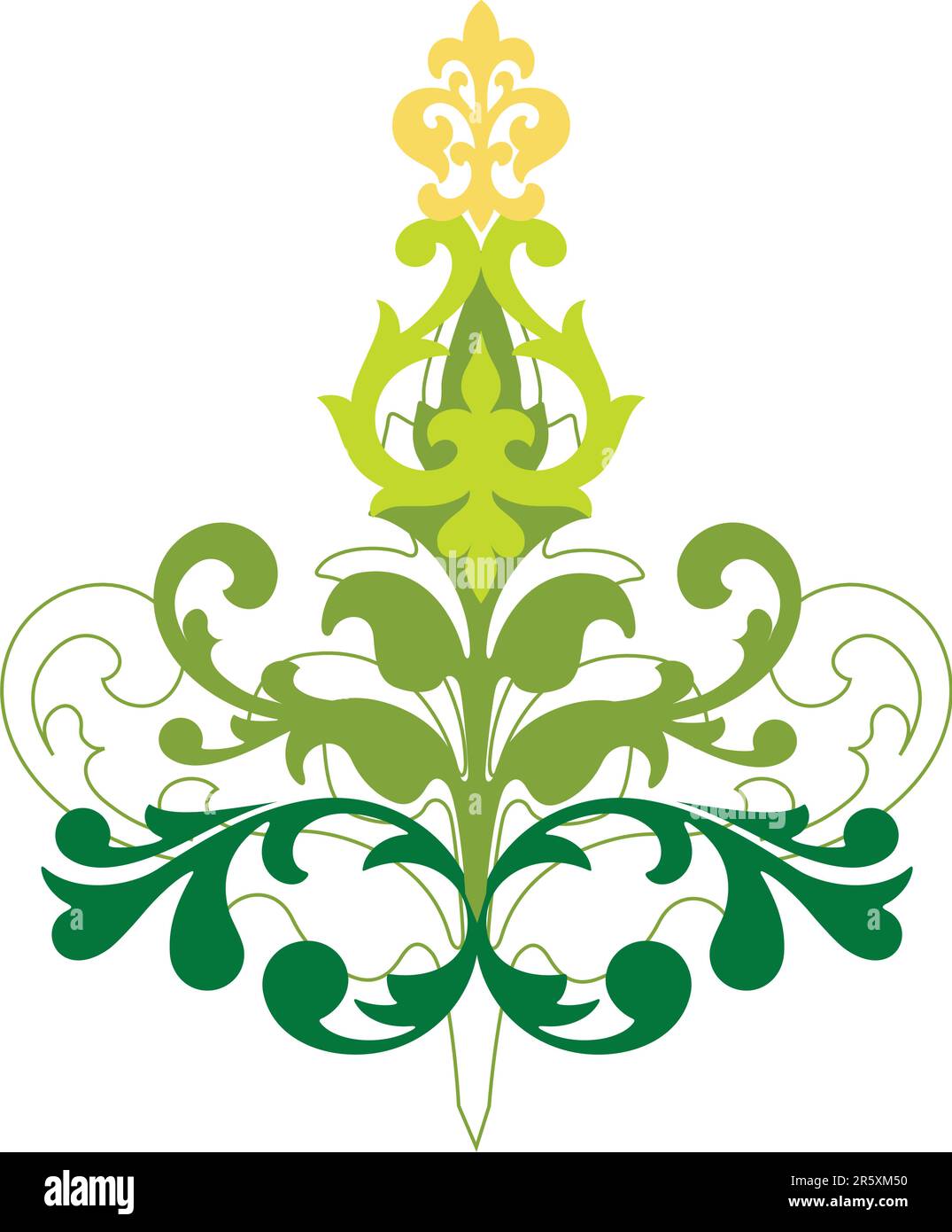 ornamental victorian christmas tree Stock Vector Image & Art - Alamy