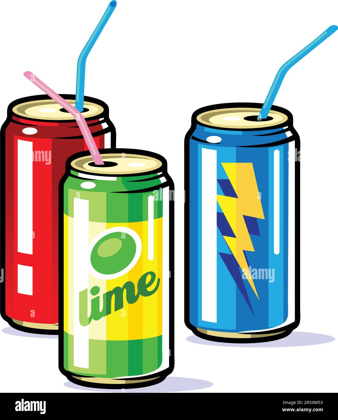 Metal cans food in Stock Vector Images - Alamy