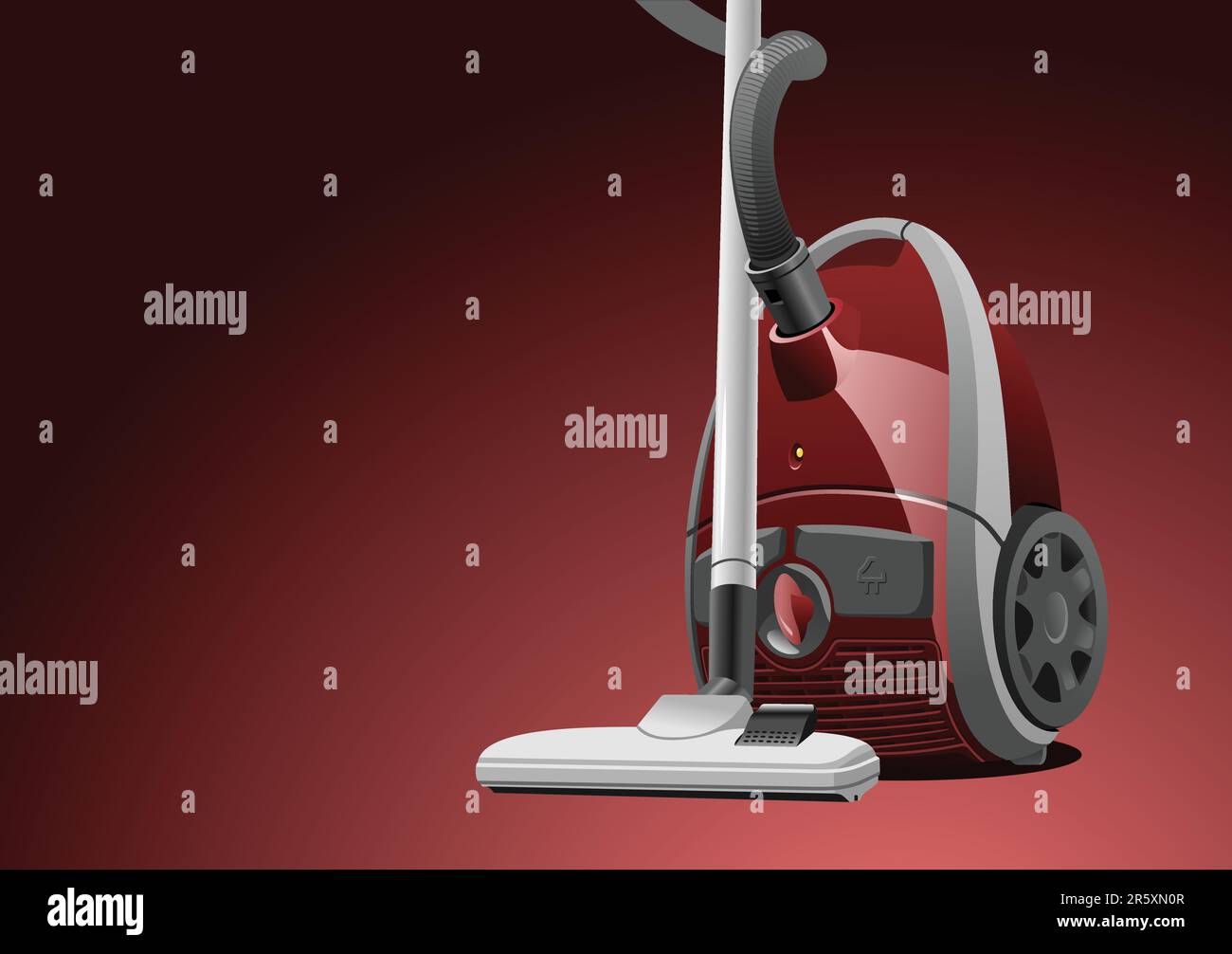 A Vector .eps 8 illustration of the vacuum cleaner Stock Vector Image ...