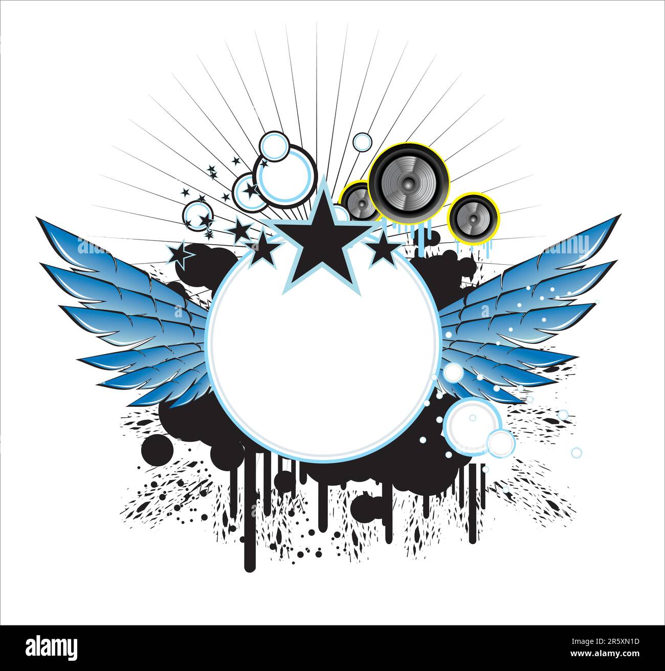 Colorful disco fantasy frame background Stock Vector Image & Art - Alamy